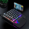 HXSJ J300+V400 Keyboard and Mouse Combo RGB Lighting Programmable Gami ...