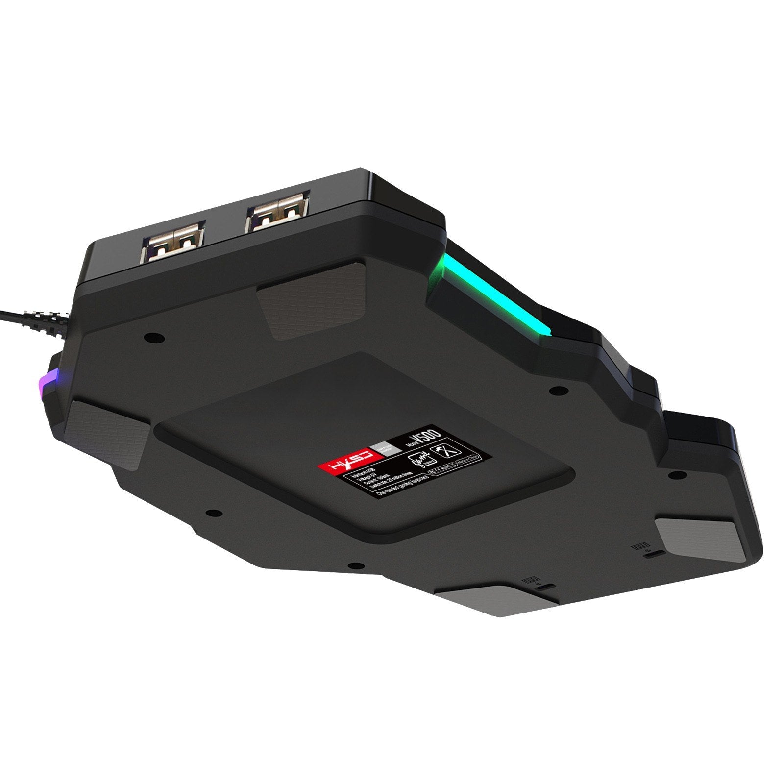 HXSJ V500 One-handed Gaming Keyboard RGB USB Wired Illuminated Keyboar ...