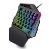 HXSJ V500 One-handed Gaming Keyboard RGB USB Wired Illuminated Keyboar ...