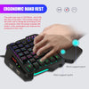 HXSJ V500 One-handed Gaming Keyboard RGB USB Wired Illuminated Keyboar ...